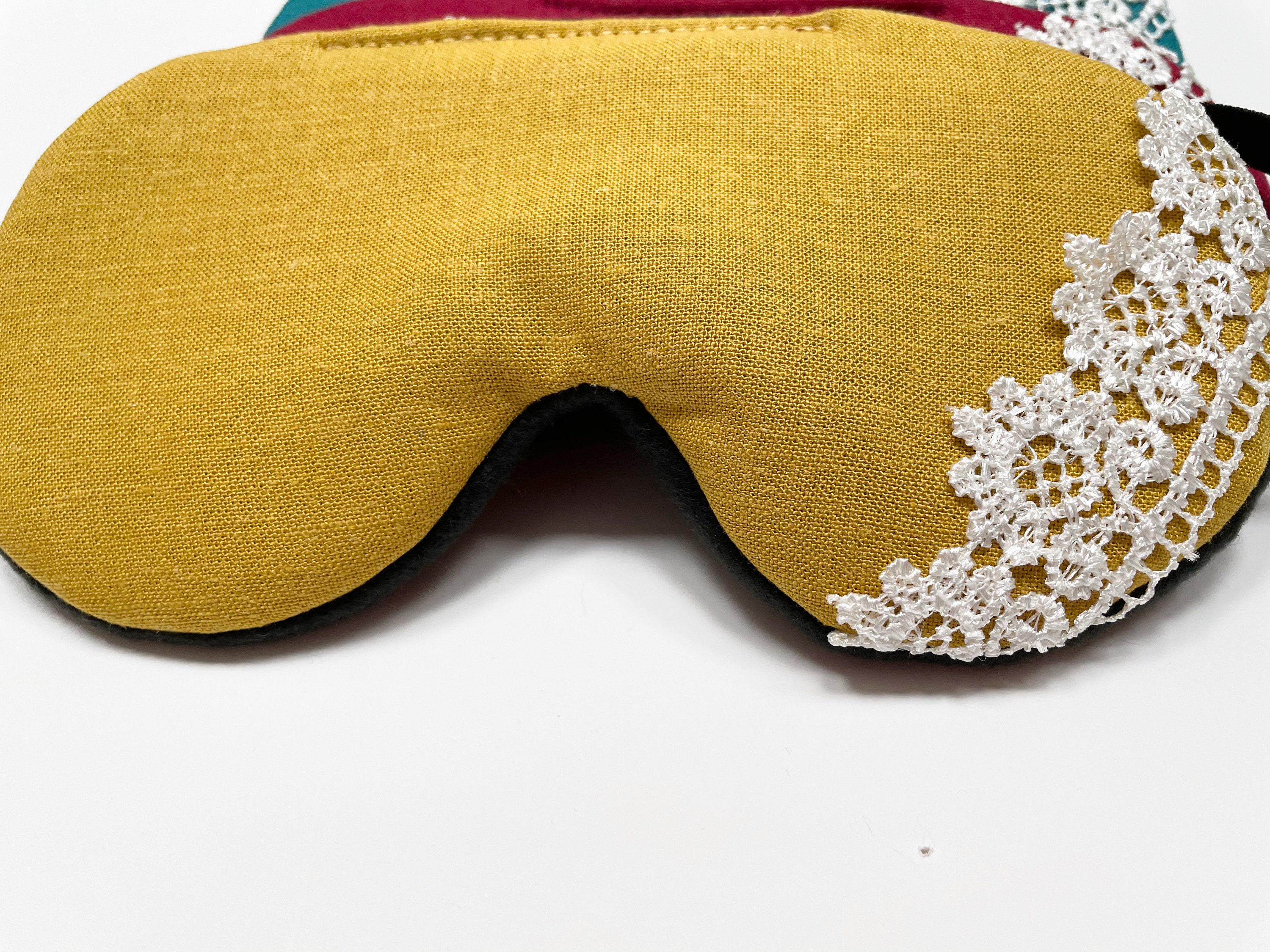 Linen Sleep Mask Wedding Sleep Mask Bridal Sleep Mask | Etsy