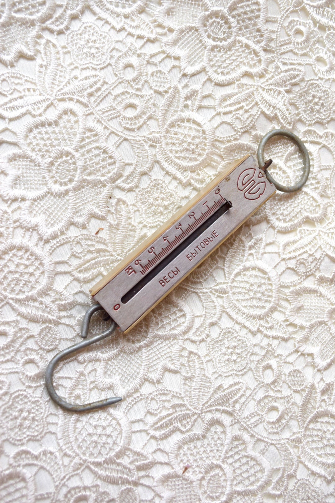 Soviet Vintage Scales Metal Rare Souvenir Hanging Scale Balance Russian ...