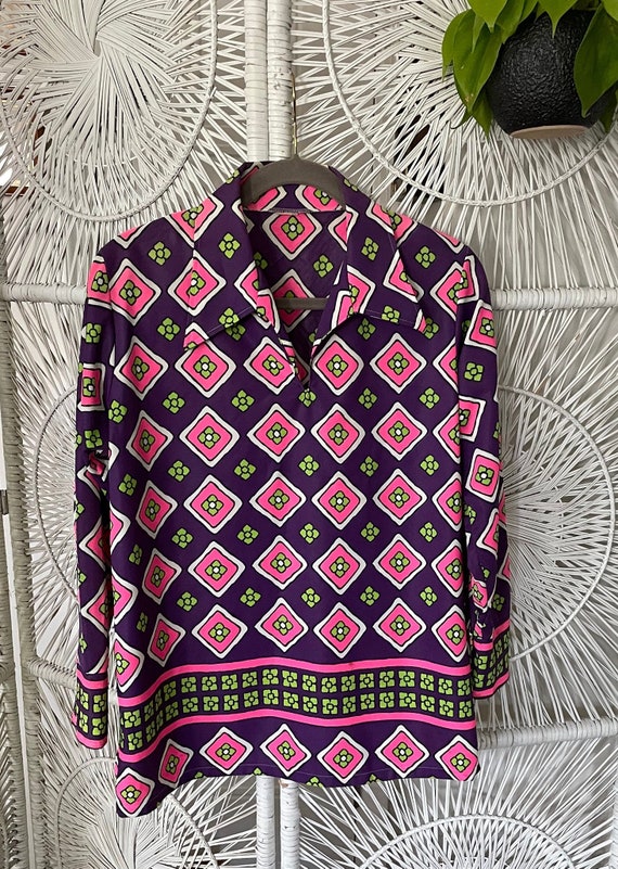 Vintage 60s mod collar - Gem