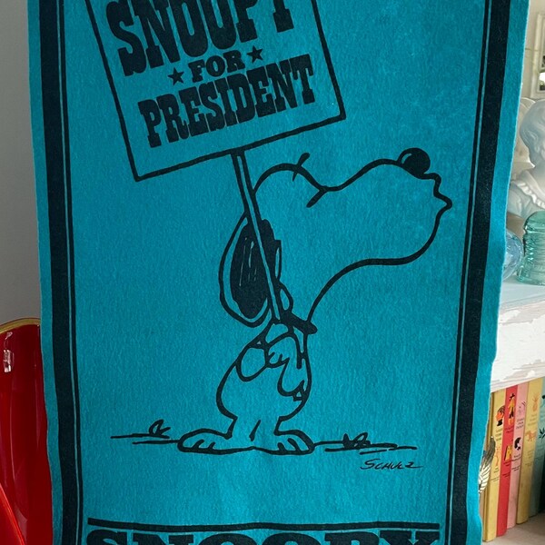 Snoopy for President - Etsy