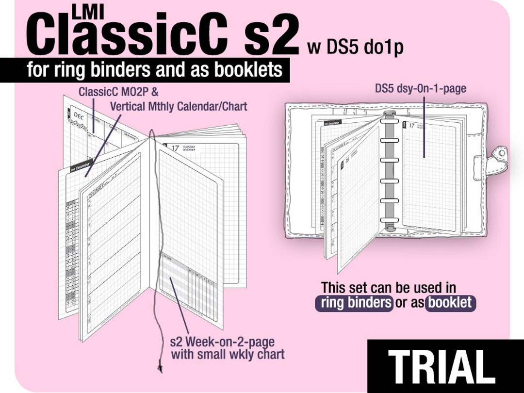 July to September 2024 /trial POCKET Classicc S2 With DS5 Do1p Filofax ...