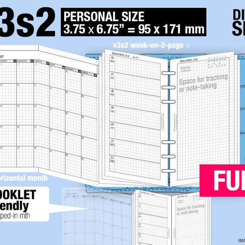 Personal Planner Inserts Printable Daily Inserts Daily With - Etsy