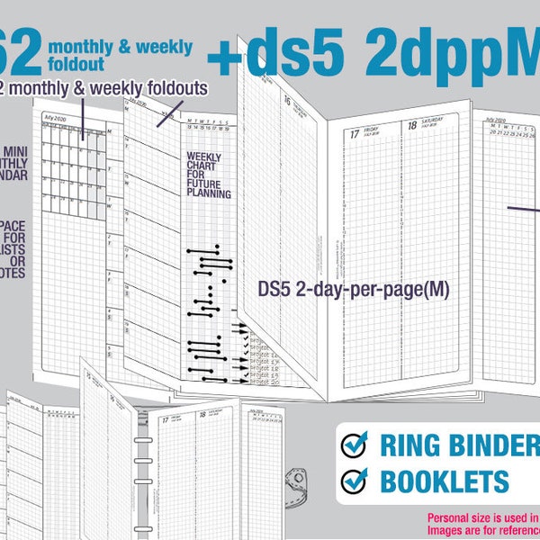 2 Page per Day Planner - Etsy