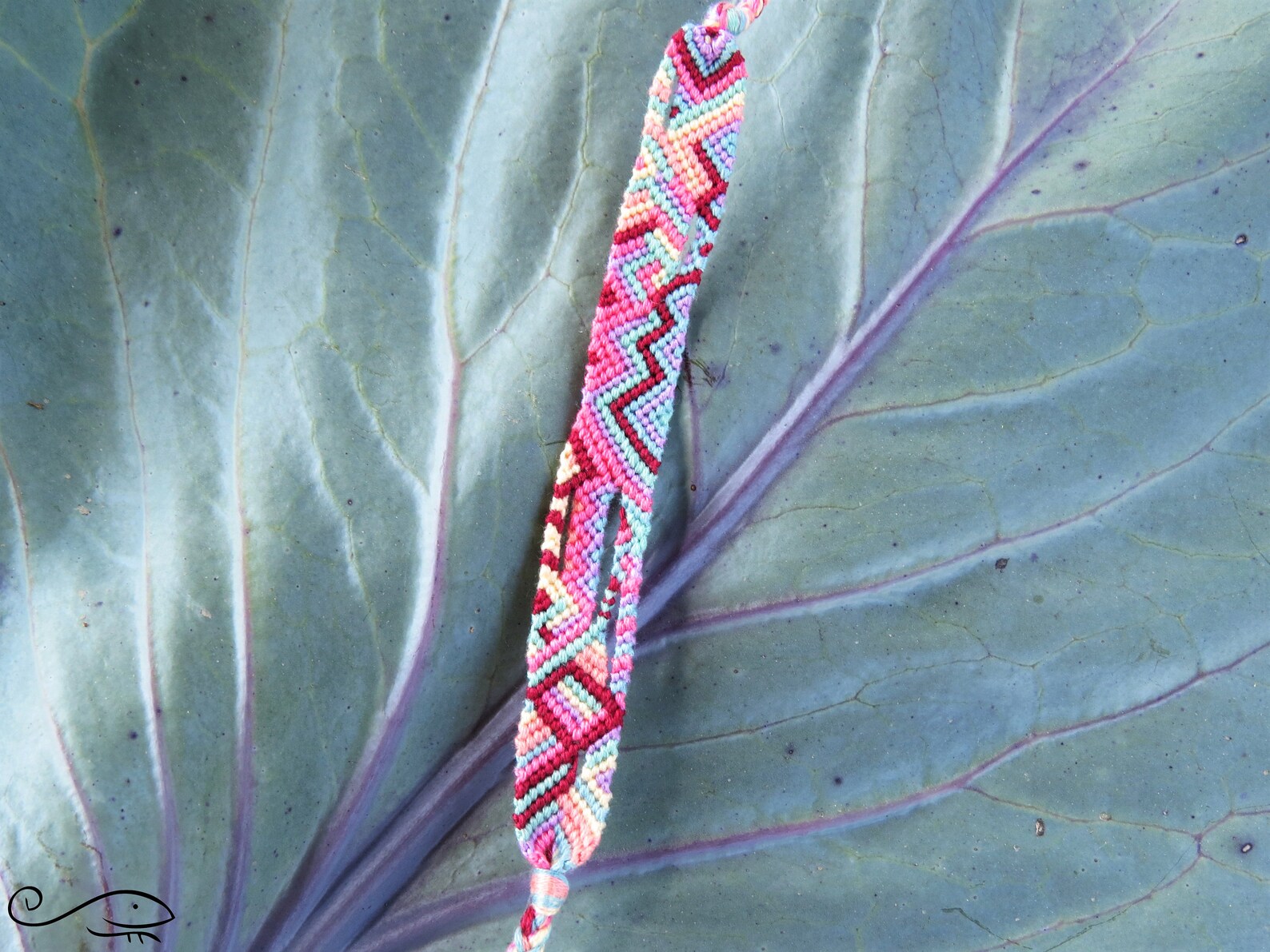 Sunset Lake Abstract Friendship Bracelet Pattern - PDF Tutorial ...