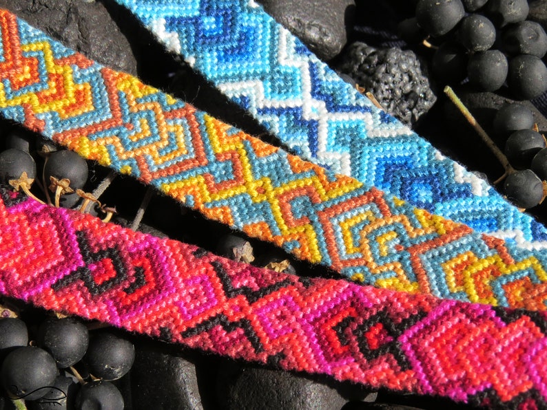 Nocturnal Berries Friendship Bracelet Pattern - PDF Tutorial ...