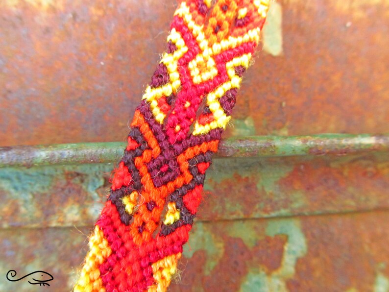 Towards the Sun Friendship Bracelet Pattern - PDF Tutorial - Beginner ...