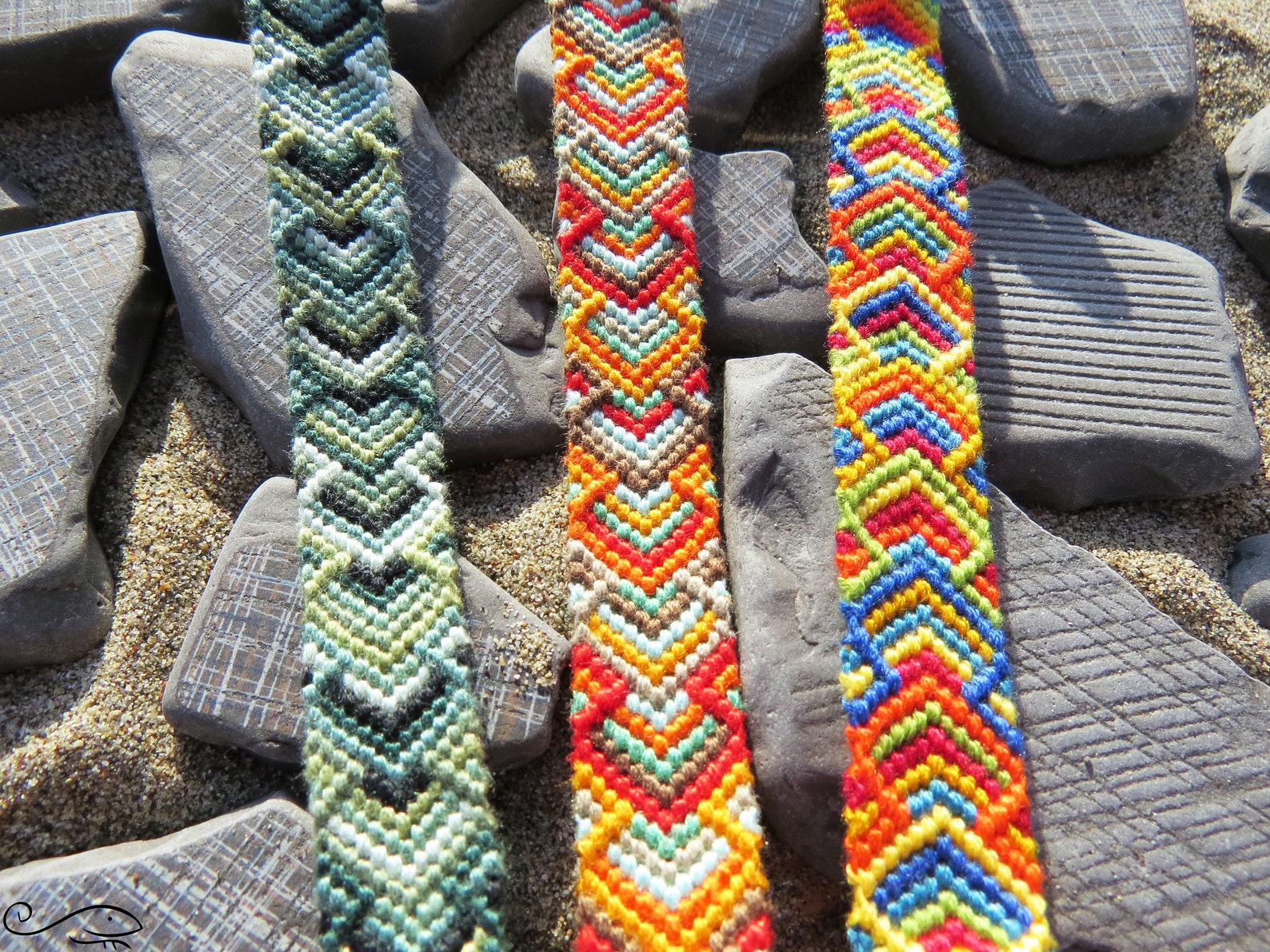 Friendship Bracelet Pattern Bracelet Tutorial 'chill With - Etsy