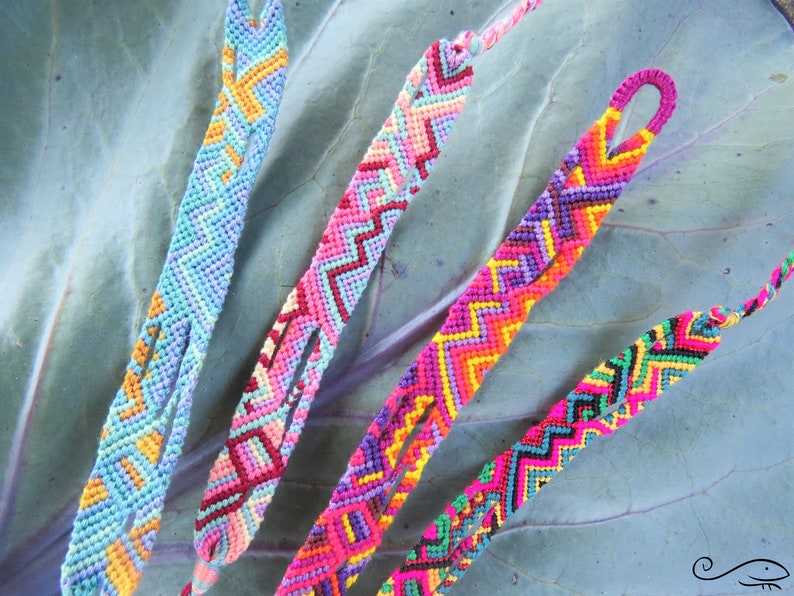 Sunset Lake Abstract Friendship Bracelet Pattern - PDF Tutorial ...