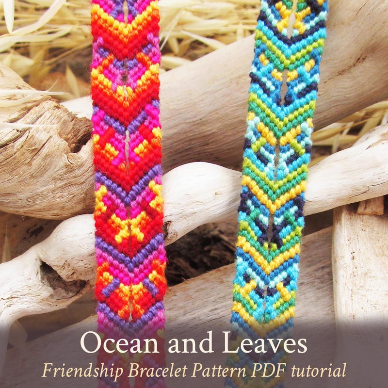 Friendship Bracelet Patterns - Etsy