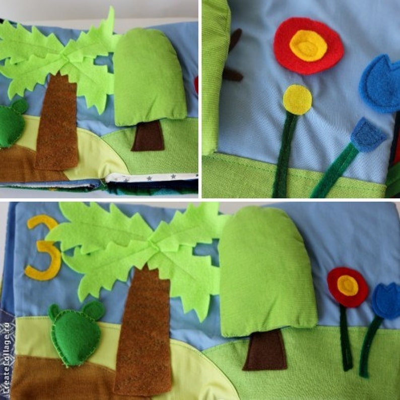 SUPER SALE Soft Activity Quiet Busy Book Babies Toddlers 22 - Etsy