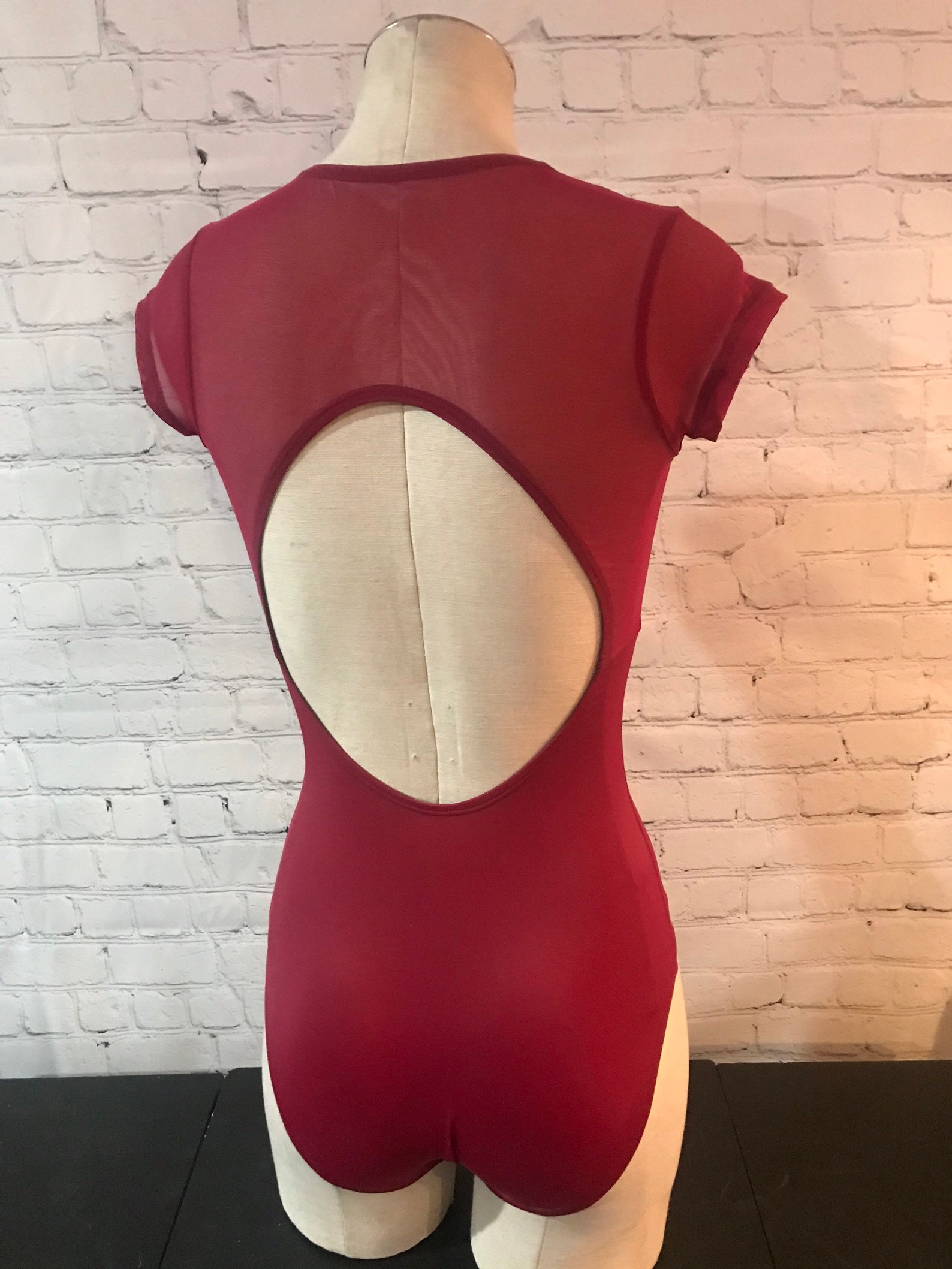 ODETTE w/OPEN BACK Leotard | Etsy