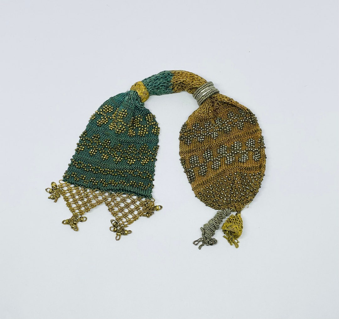 Antique Miser Purse Victorian Coin Purse Cut Steel Miser - Etsy