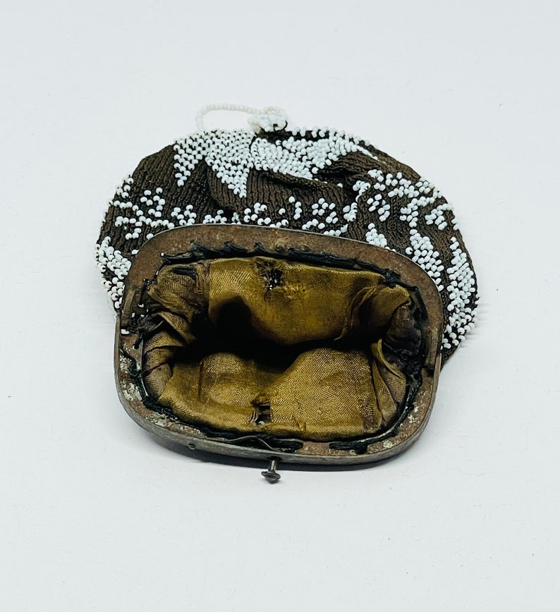Antique Reticule Purse Victorian Coin Purse Beaded 19th - Etsy