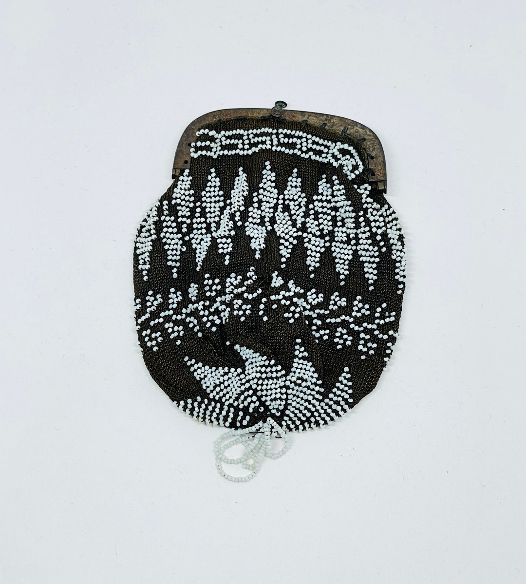 Antique Reticule Purse Victorian Coin Purse Beaded 19th - Etsy