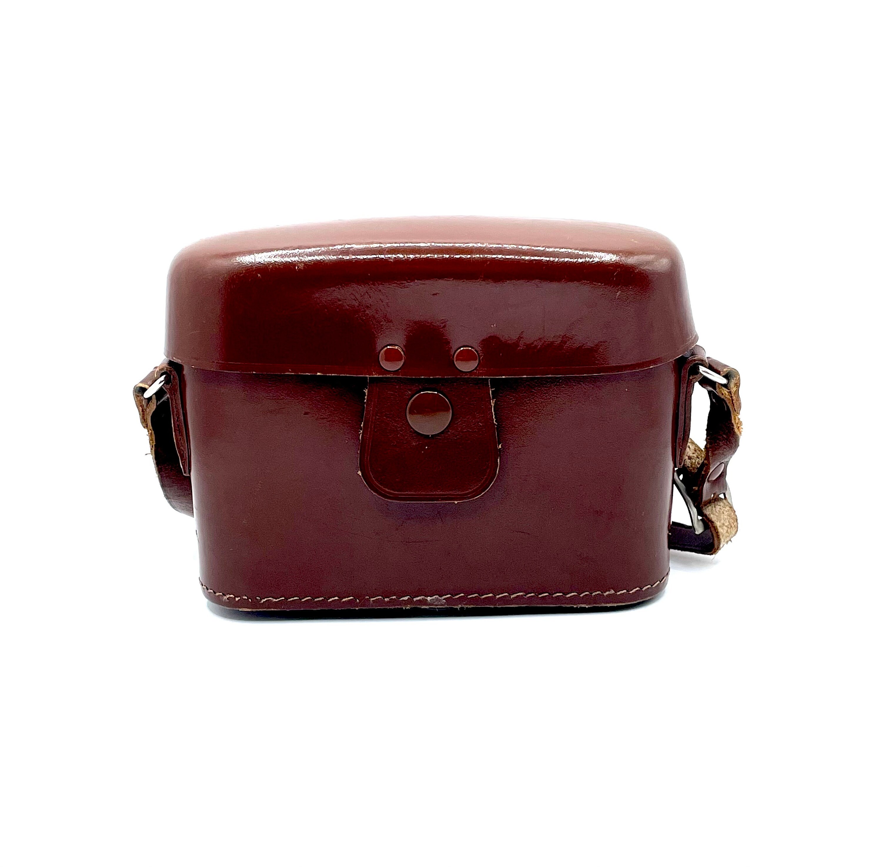 Zeiss Ikon Vintage Camera Case, 1960s Vintage Brown Leather Camera Case ...