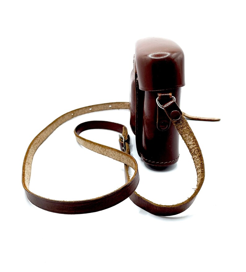 Zeiss Ikon Vintage Camera Case, 1960s Vintage Brown Leather Camera Case ...