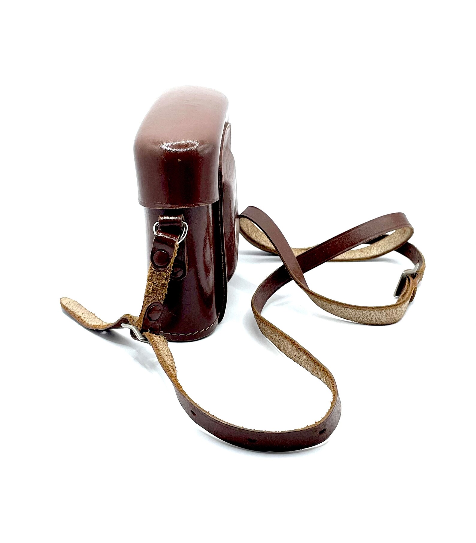Zeiss Ikon Vintage Camera Case, 1960s Vintage Brown Leather Camera Case ...