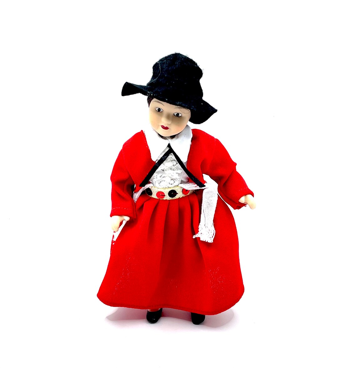 Vintage Porcelain Doll, Doll of the World Chili, Traditional Costume ...