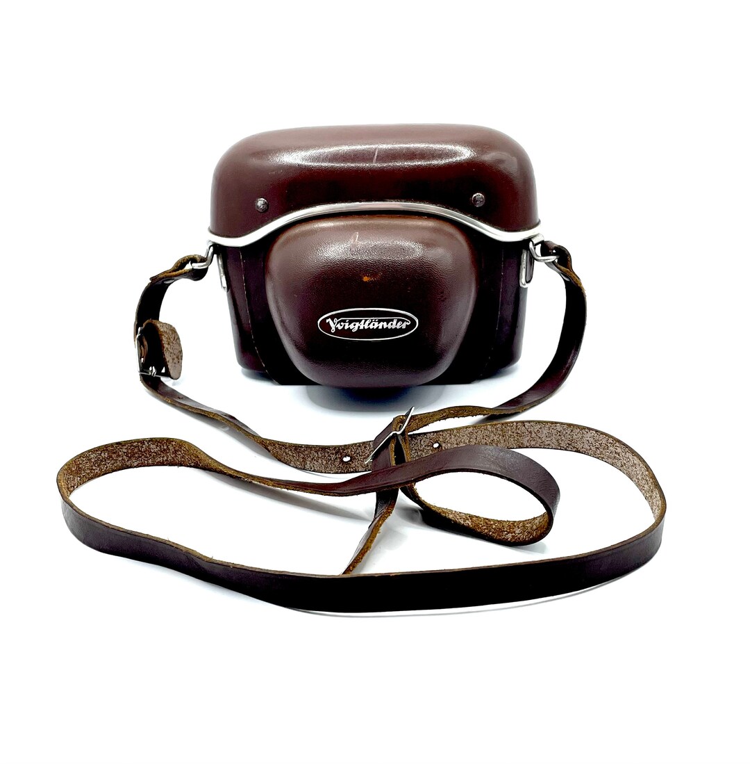 Voigtlander Vintage Camera Case, Brown Leather Vintage Case, Made in ...