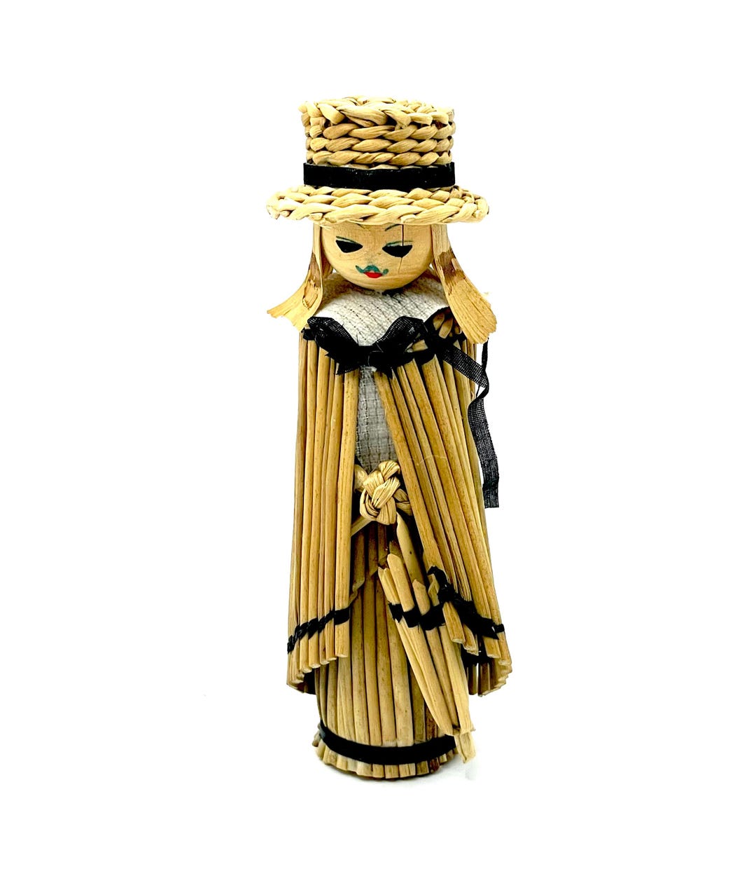 Vintage Straw Dolls, 1970’s/1980’s Vintage Figurine Doll, Small ...