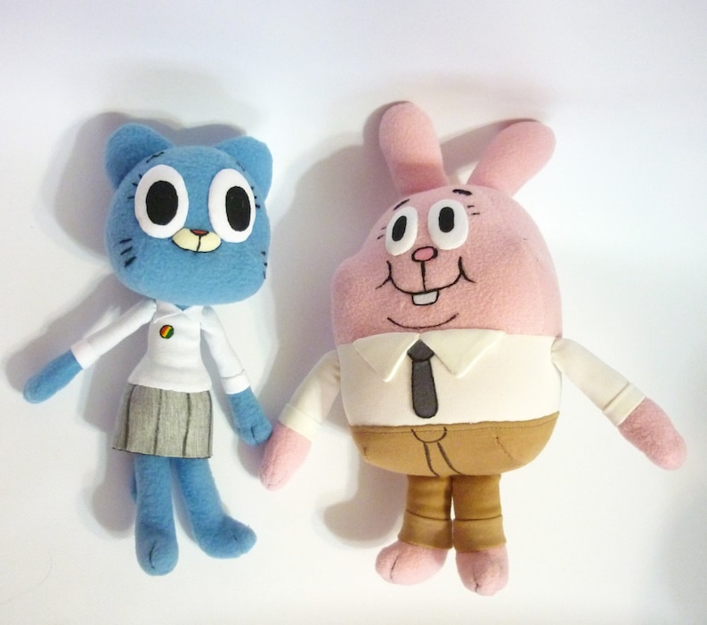 Nicole and Richard Watterson plush toy Amazing World of | Etsy