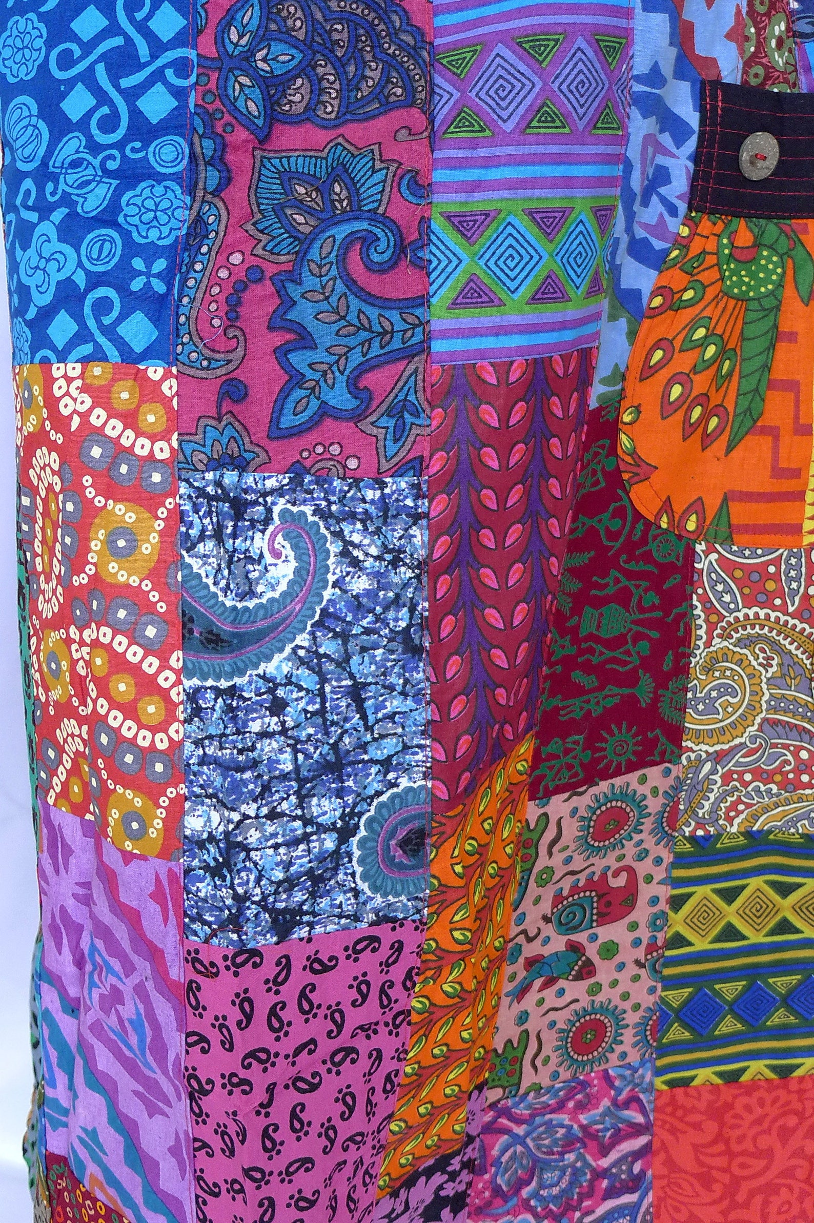 Patchwork Funky Boho Festival Long A-line Cotton Skirt Free Size - Etsy
