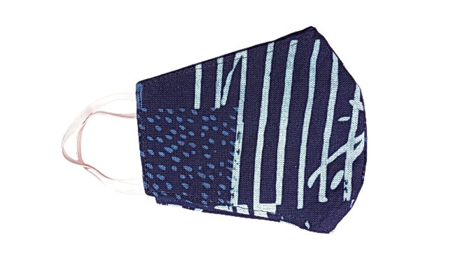 Indigo Face Mask, Double Layers, FREE SHIPPING Natural, Handmade ...