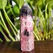 Palm Root Fossil Mini Point Stone, Palm Root Crystal Stone ...