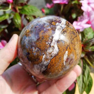 The Tempest Stone Pietersite Sphere Crystal Orb Meditation - Etsy