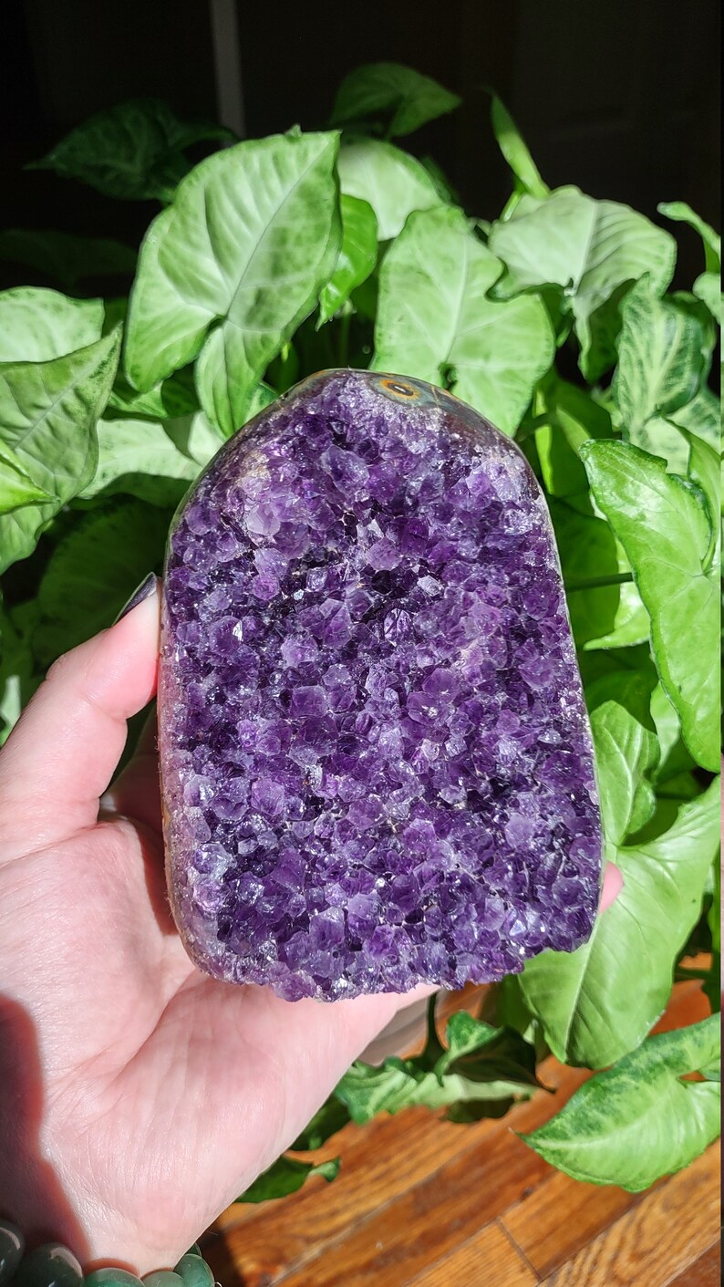 Large Amethyst Cut Base Cluster Deep Purple Raw High Quality Amethyst ...