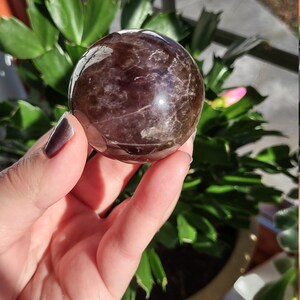 The Melody Stone Super Seven Crystal Sphere, Super 7 Crystal Polished ...