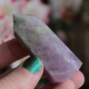 Kunzite Crystal Point Kunzite Generator, Crown Chakra Self Standing Kunzite Tower - Etsy