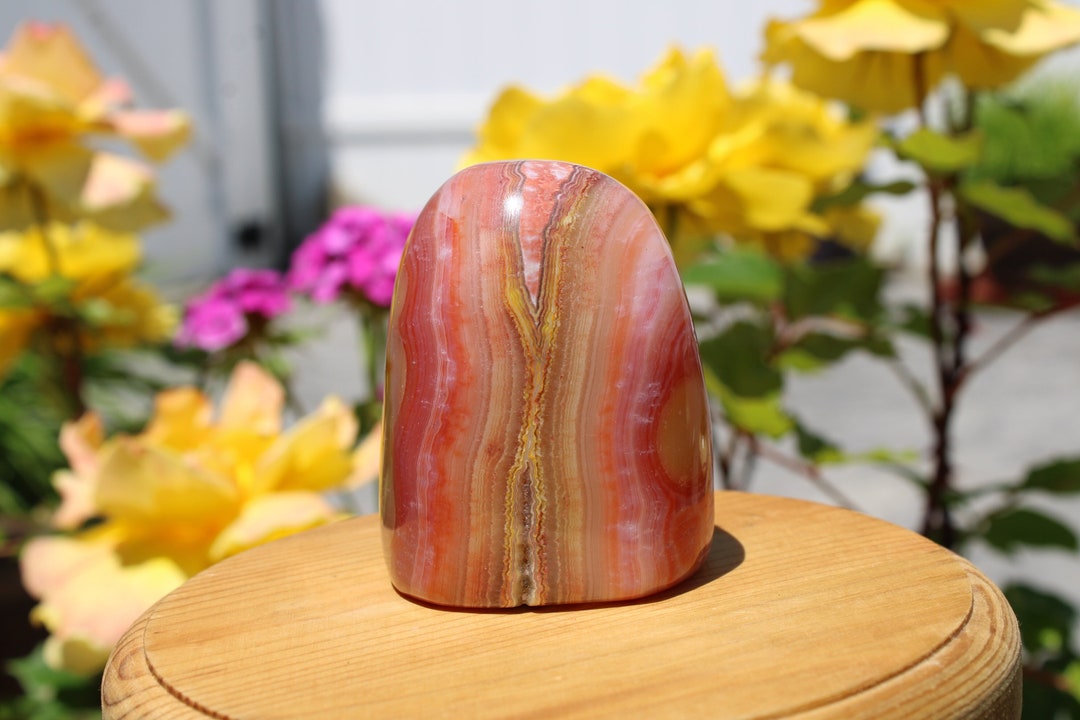 Carnelian Standing Polished Free Form ,boulder Palm Stone Free Form ...
