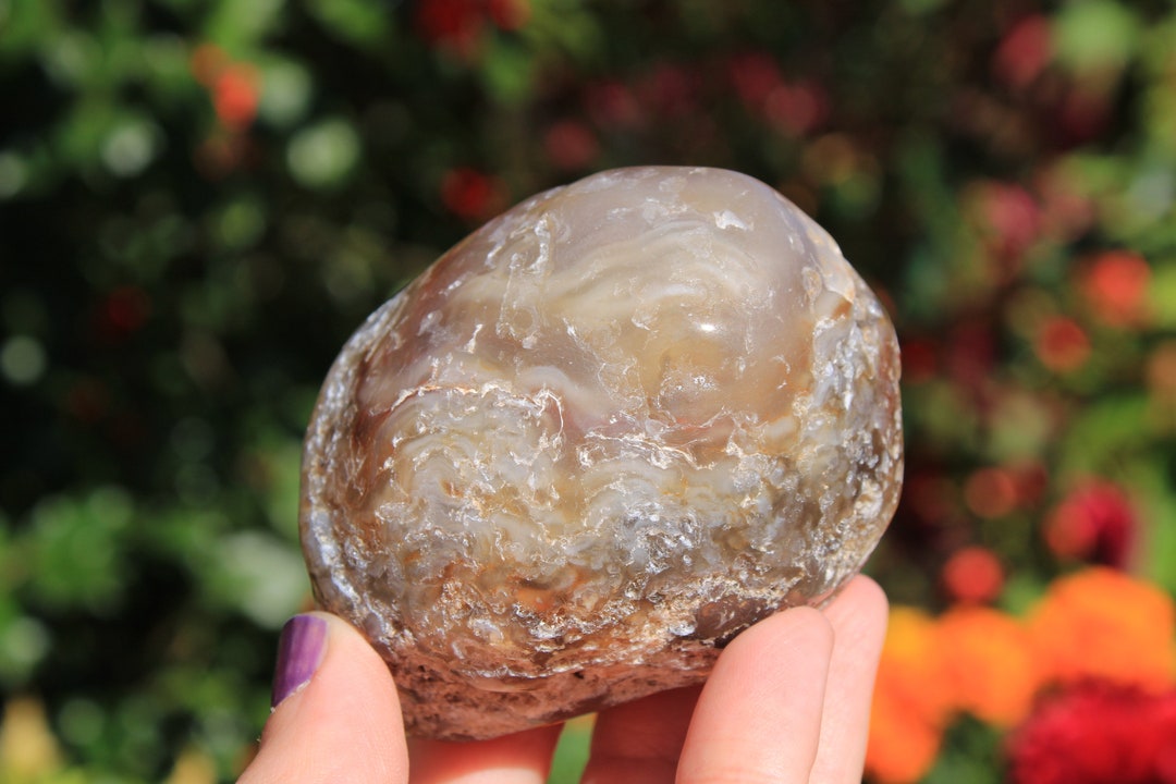 Enhydro Polished Agate Free Shape Water Crystal Emotional Healing Water ...