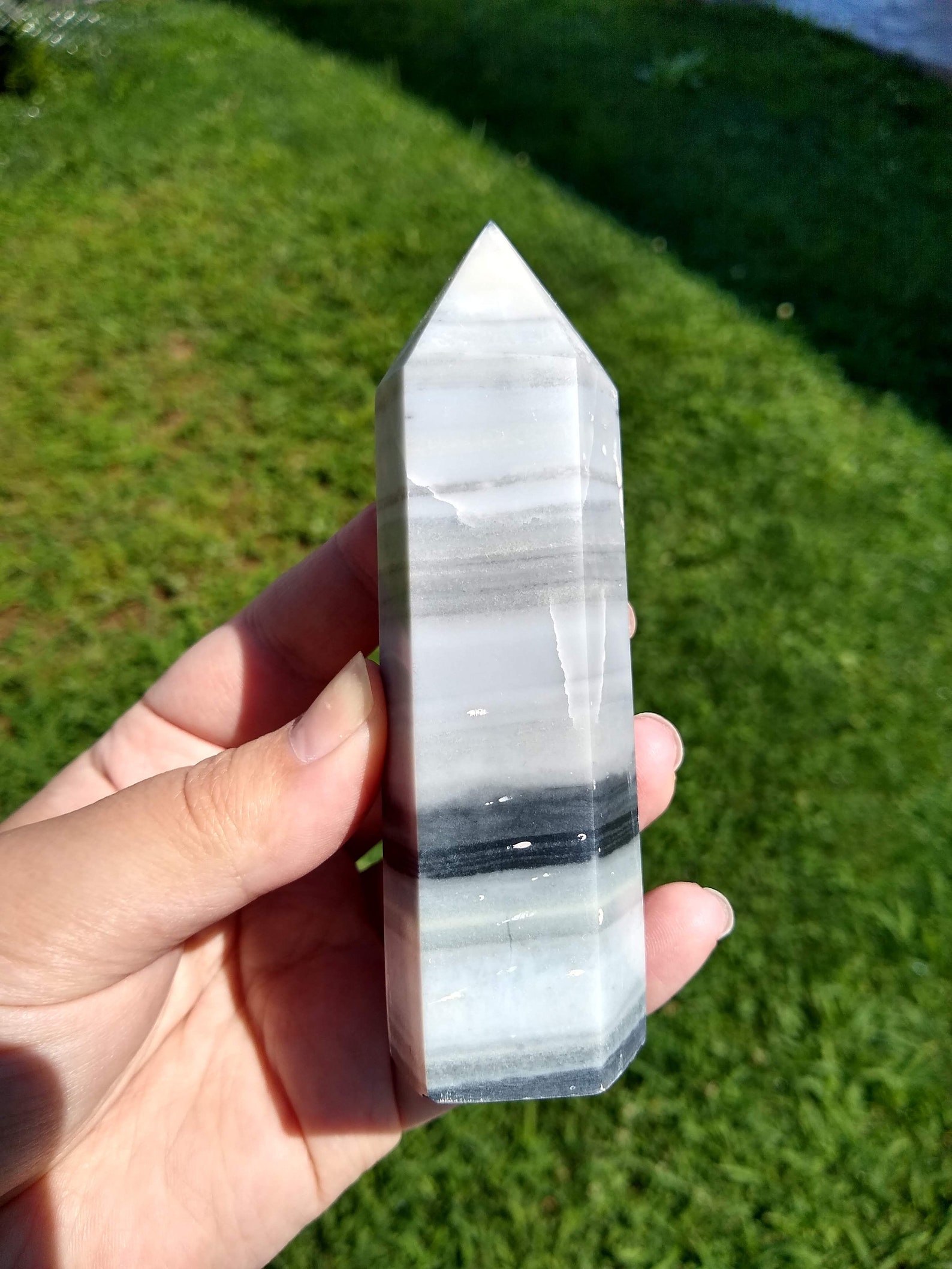 Tai Chi Jasper Crystal Tower Tai Chi Point Yin Yang Feng - Etsy