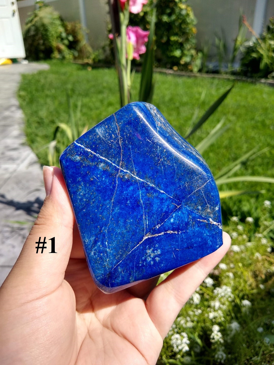 Lapis Lazuli With Pyrite Specks Free Shape, Lapis Lazuli Free Form ...