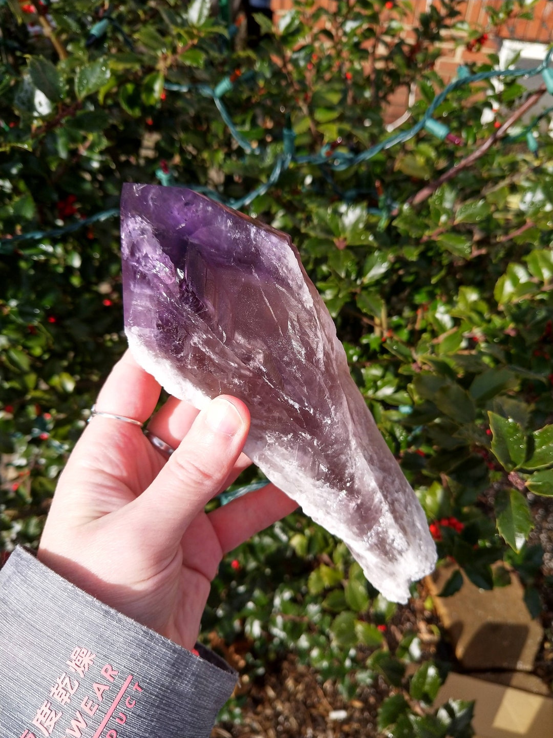 The Extrasensory Perception Crystal Amethyst Point Wand - Etsy