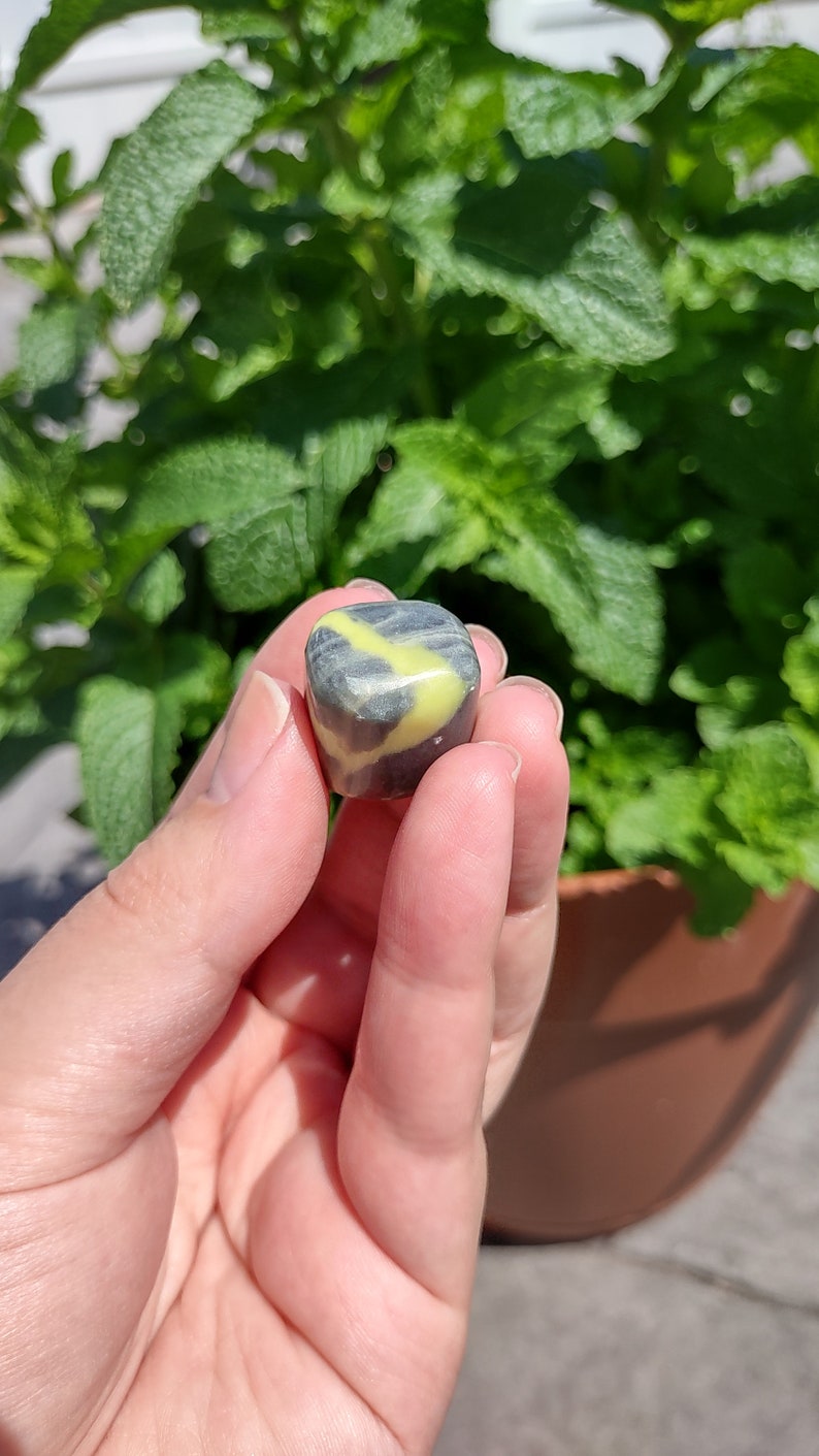 Serpentine Infinite Tumbled Stone Pebble Charm Stone Small - Etsy