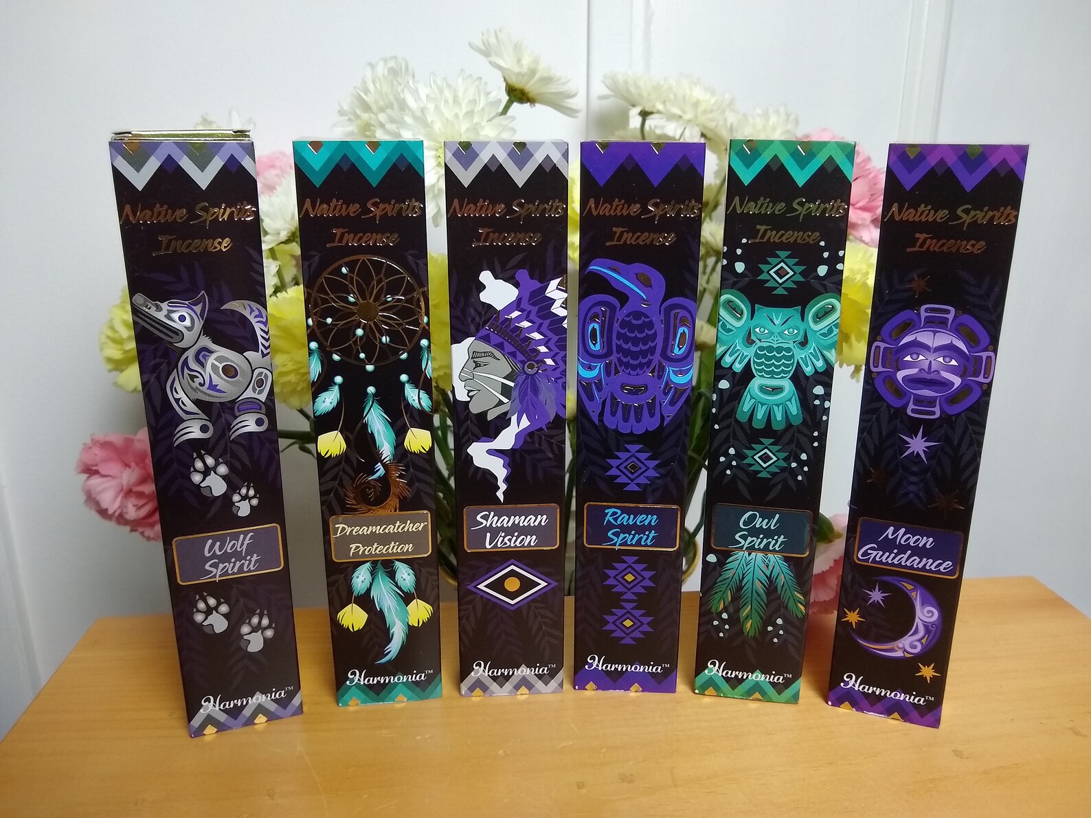 Native Spirits Incense Sticks Medicine Wheel, Sun, Kokopelli, Bear ...