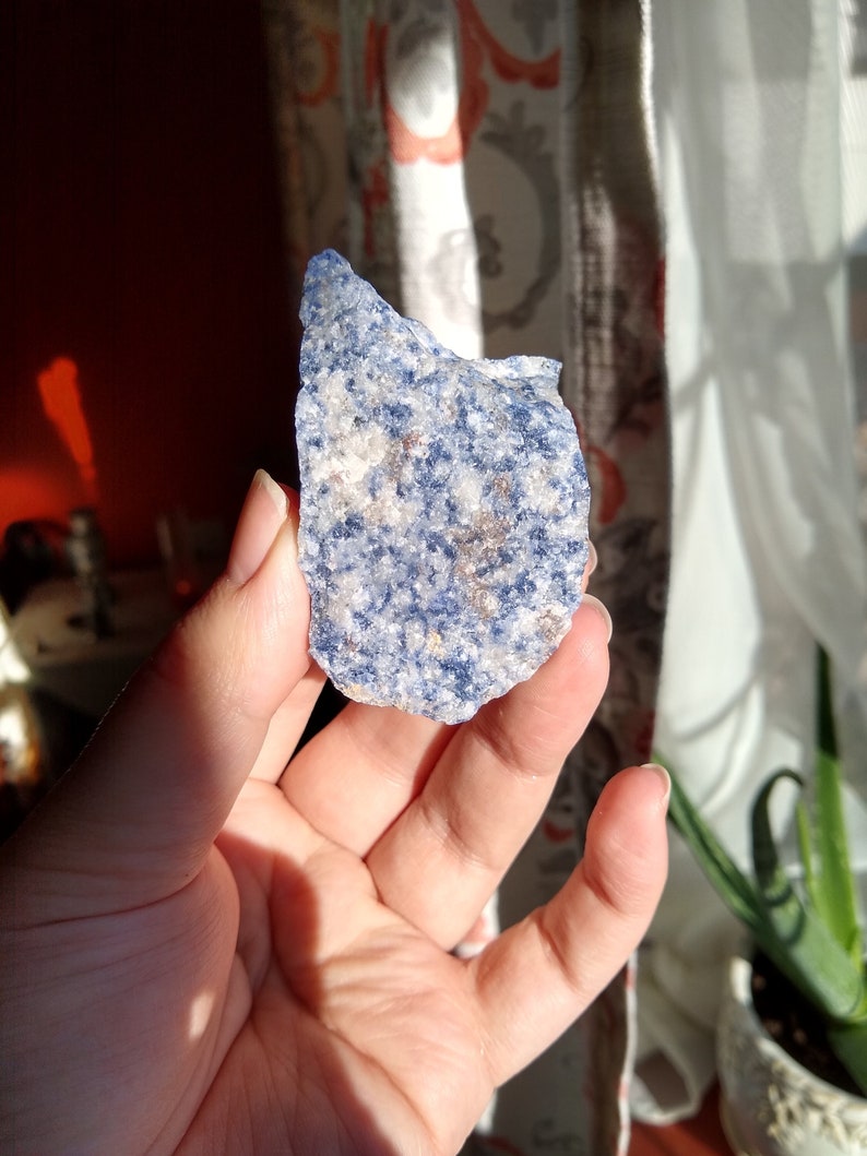 Rough Raw Sodalite Gemstone Blue Crystal - Etsy