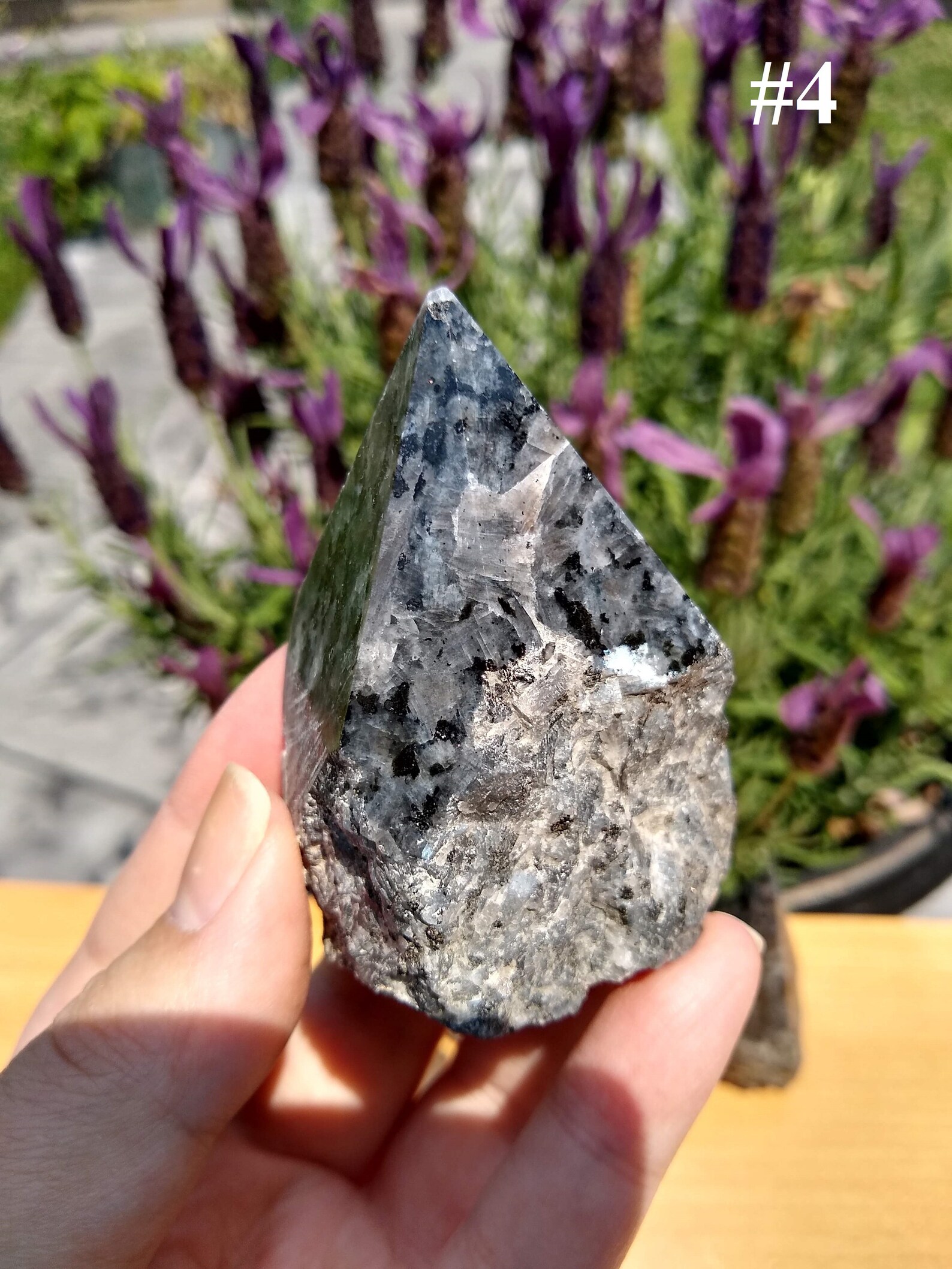 Larvikite Top Polished Point Grounding Stone and Protection | Etsy