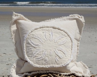 Sand Dollar Pillow - Etsy