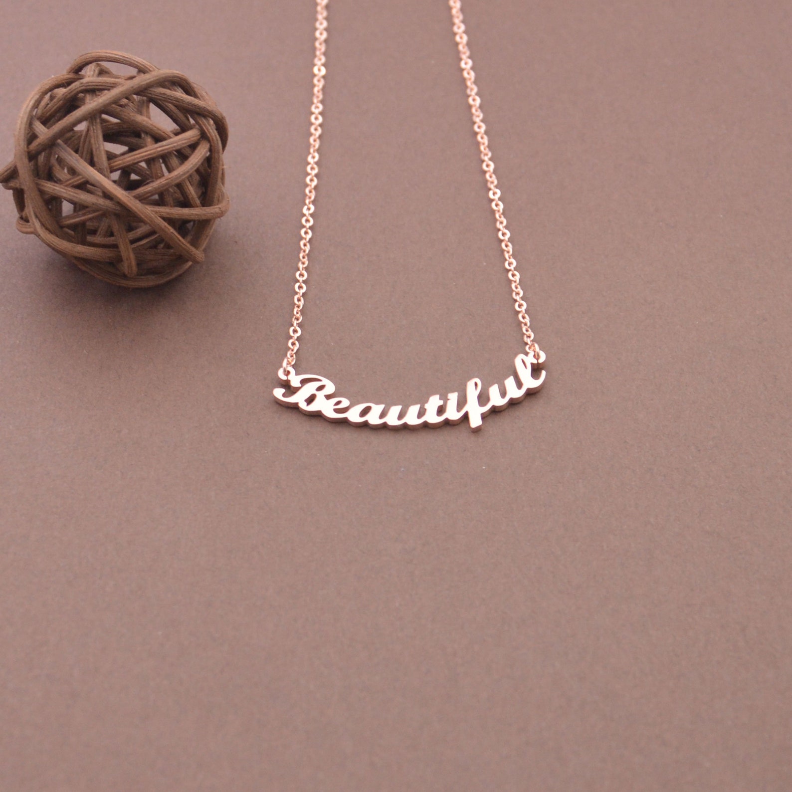 Personalized Silver Sentance Necklace-word Necklace-christmas Gift-gift ...