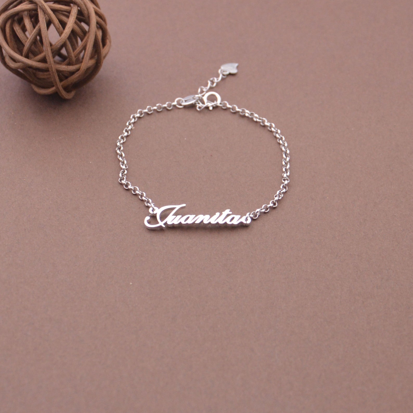 Personalized Sterling Silver Name Bracelet-custom | Etsy