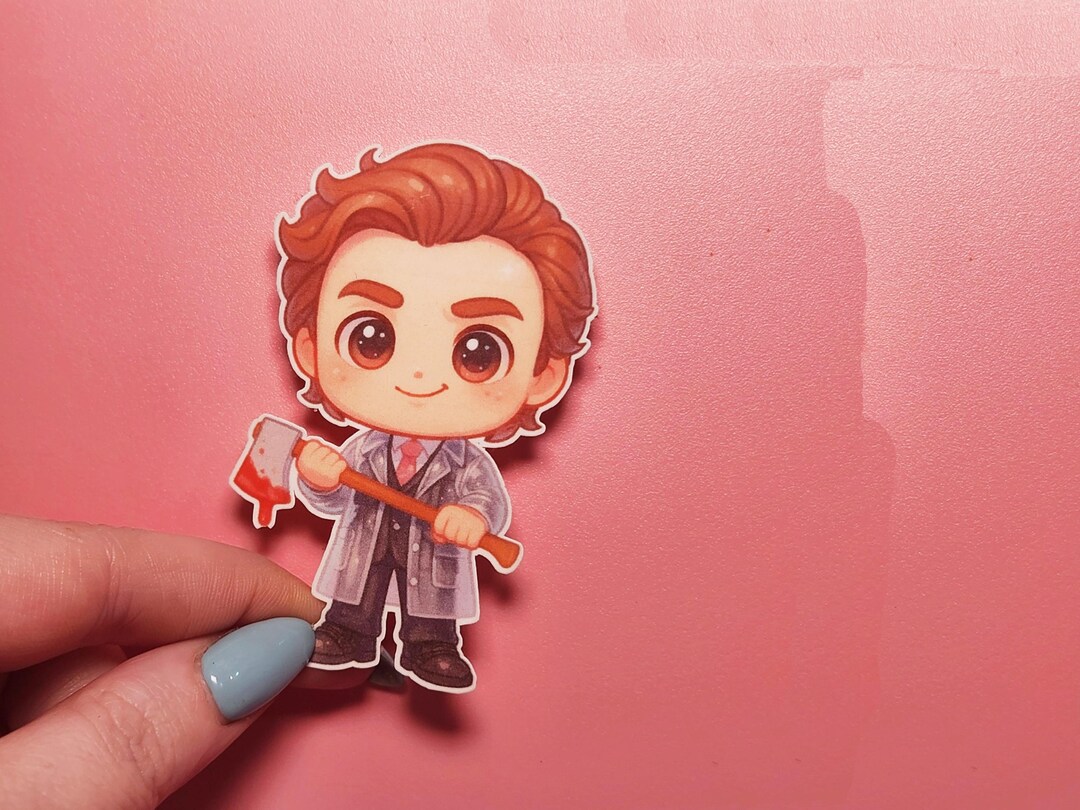 Patrick Bateman Sticker | American Psycho Chibi Decal - Etsy