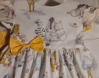 Classic Winnie the Pooh Pinafore Dress - Etsy