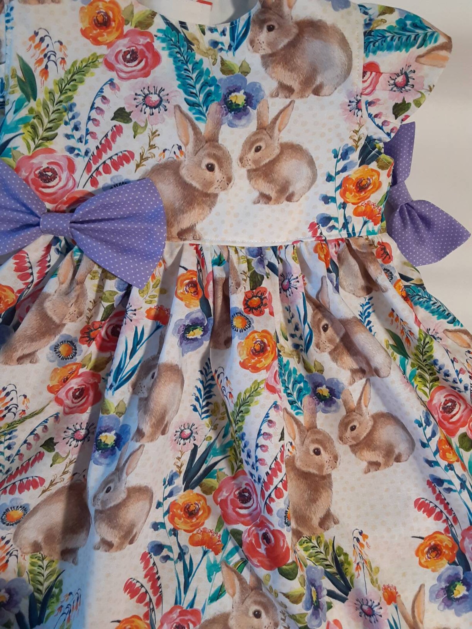 Easter Dress Easter Spring Dress Summer Bunny Dress Birthday - Etsy