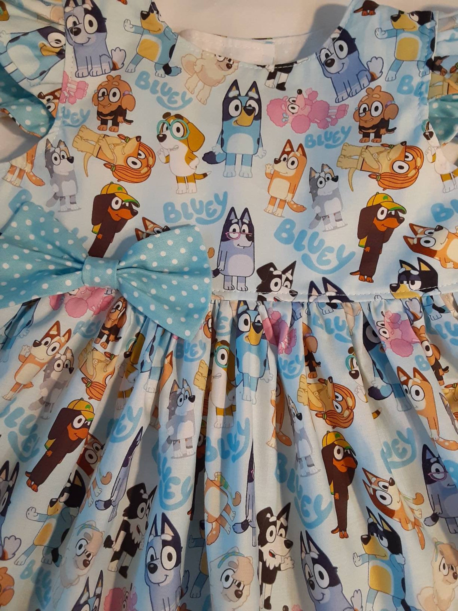 BLUEY Dress Bluey Cartoon Family Bingo Bandit &chilli Bluey Birthday ...