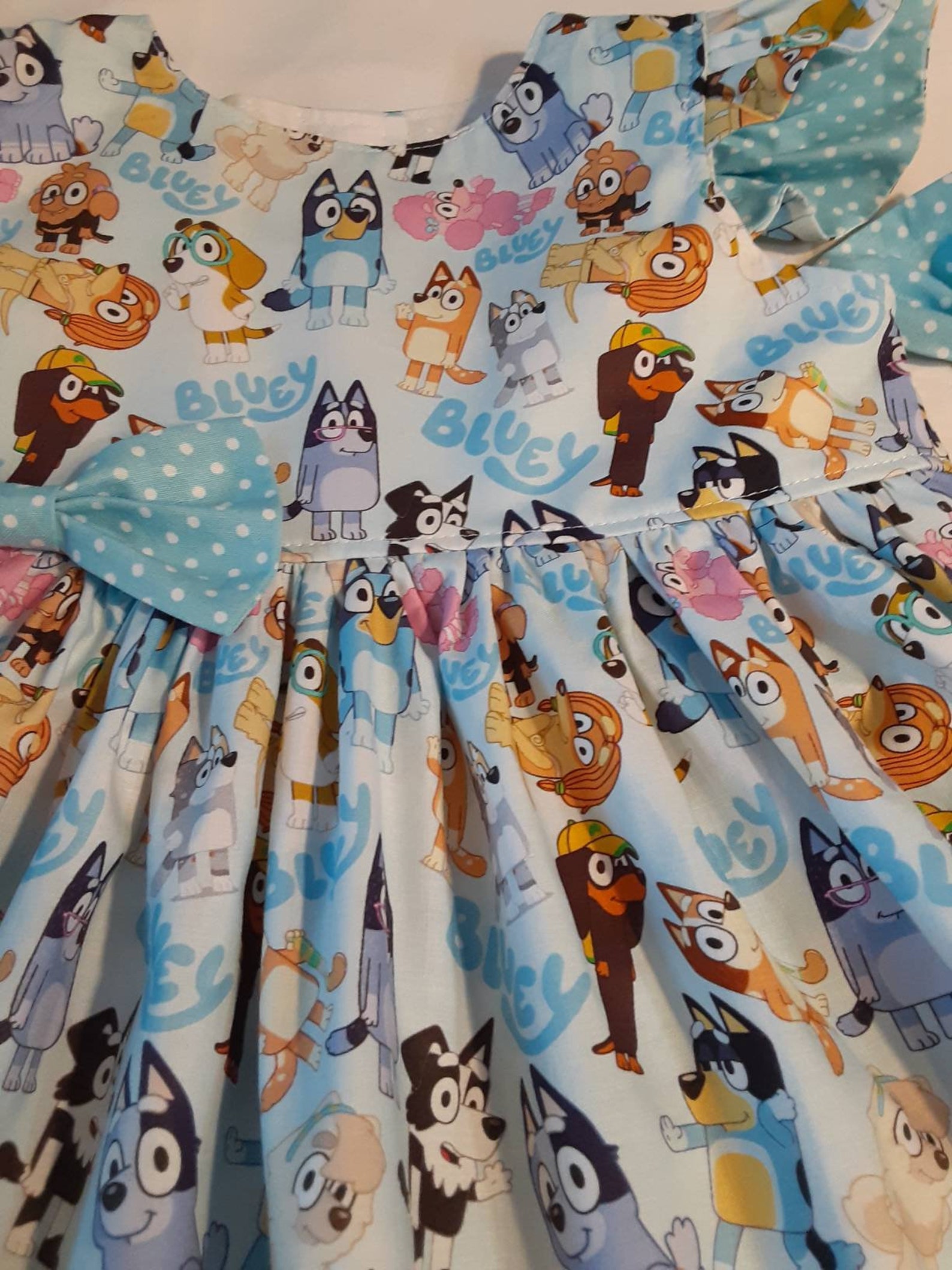 BLUEY Dress Bluey Cartoon Family Bingo Bandit &chilli Bluey Birthday ...