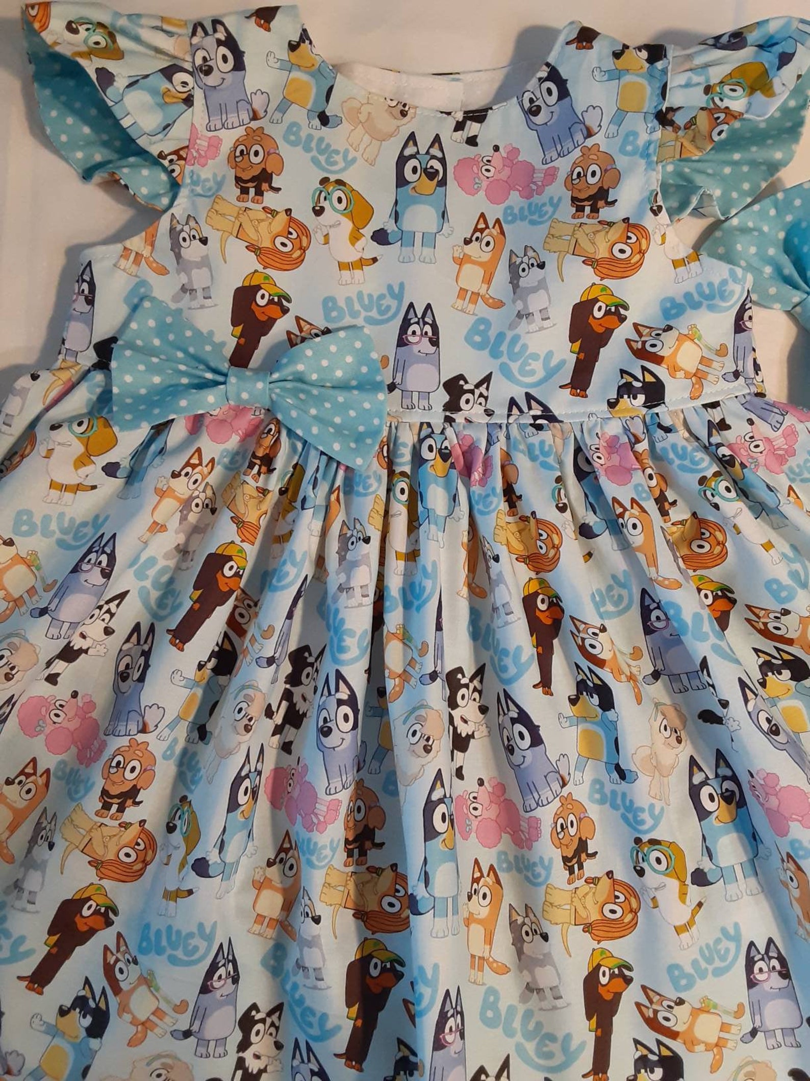 BLUEY Dress Bluey Cartoon Family Bingo Bandit &chilli Bluey Birthday ...